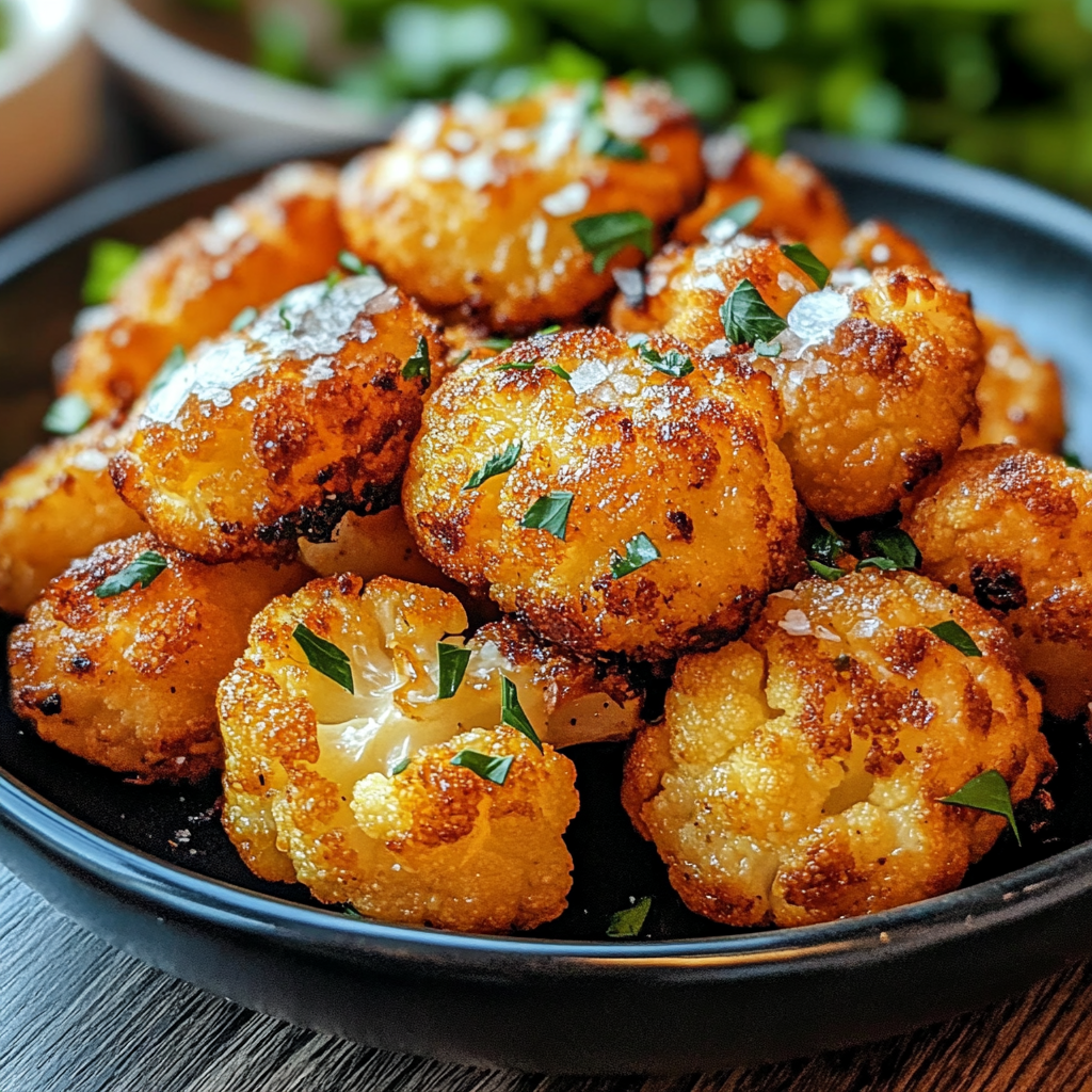 Crispy Roasted Cauliflower Delight is a must-try recipe! - recetasdeluisa