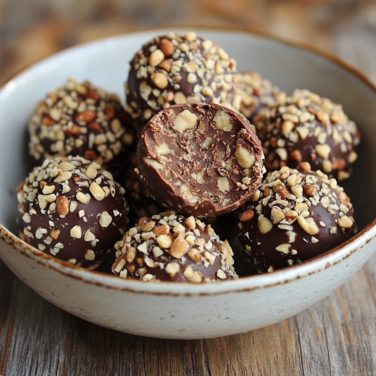 Receta de Trufas de Chocolate y Avellana irresistibles - recetasdeluisa