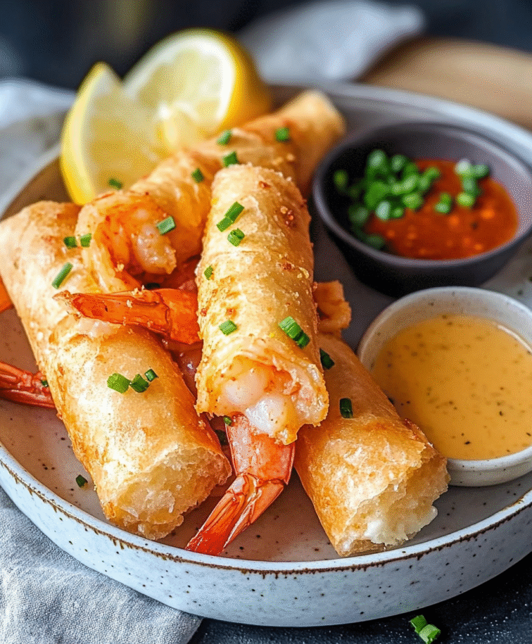 Golden Shrimp Rolls: ¡Una receta deliciosa y crujiente! - recetasdeluisa