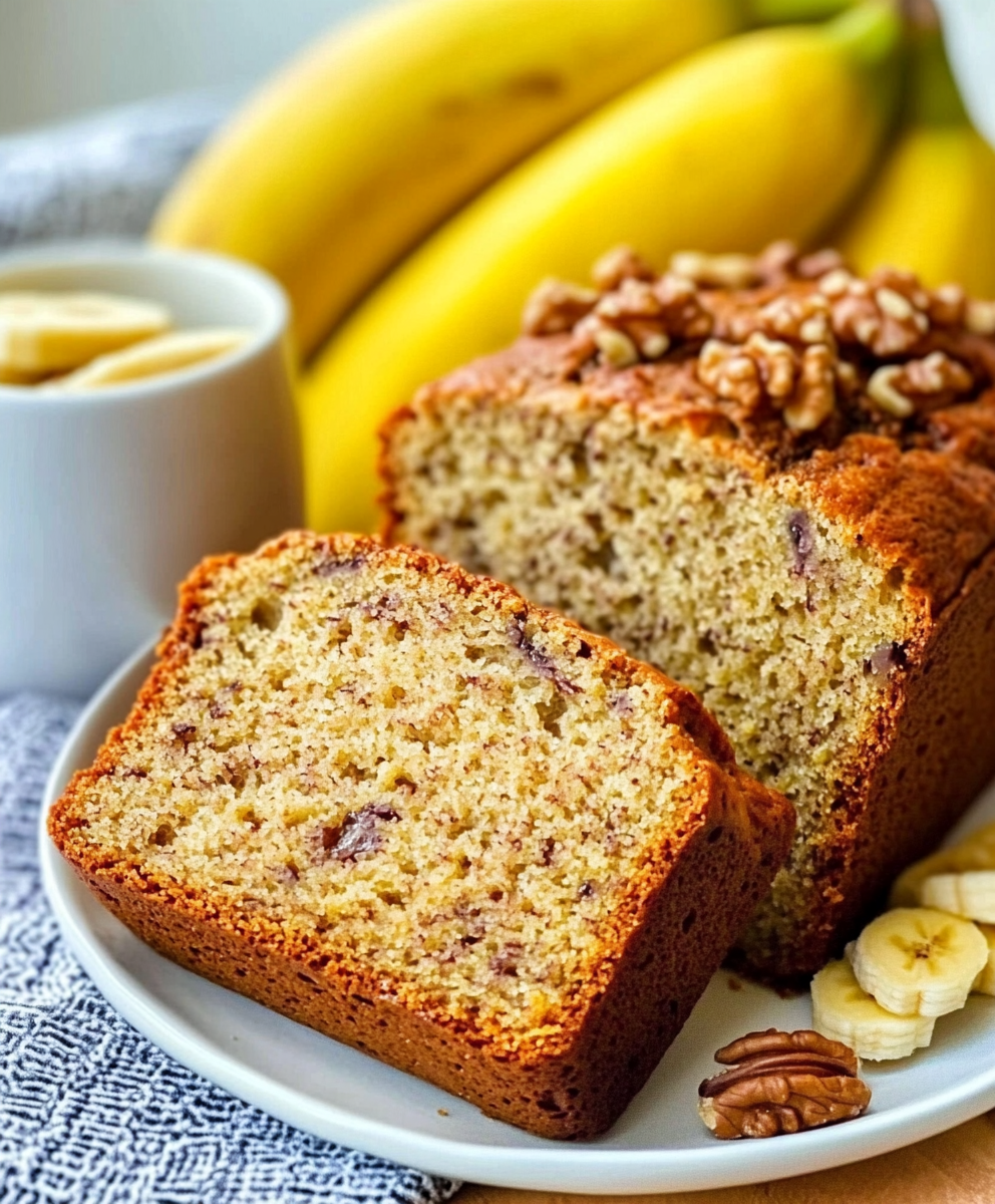 Pan de Plátano con Nueces: ¡Delicioso y fácil de hacer! - recetasdeluisa