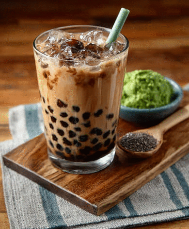 Bubble Tea de Chía y Leche de Coco: ¡Delicioso y fácil! - recetasdeluisa