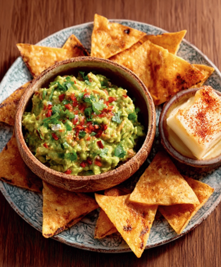 Guacamole con totopos horneados: ¡Descubre la receta perfecta ...