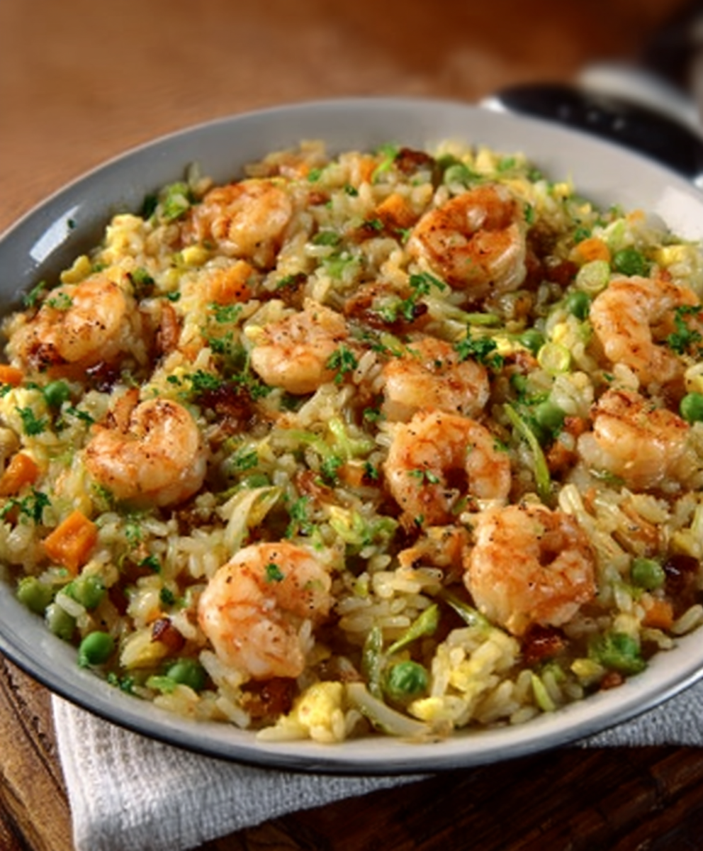 Arroz frío con gambas y lima: ¡Ideal para picnics! - recetasdeluisa