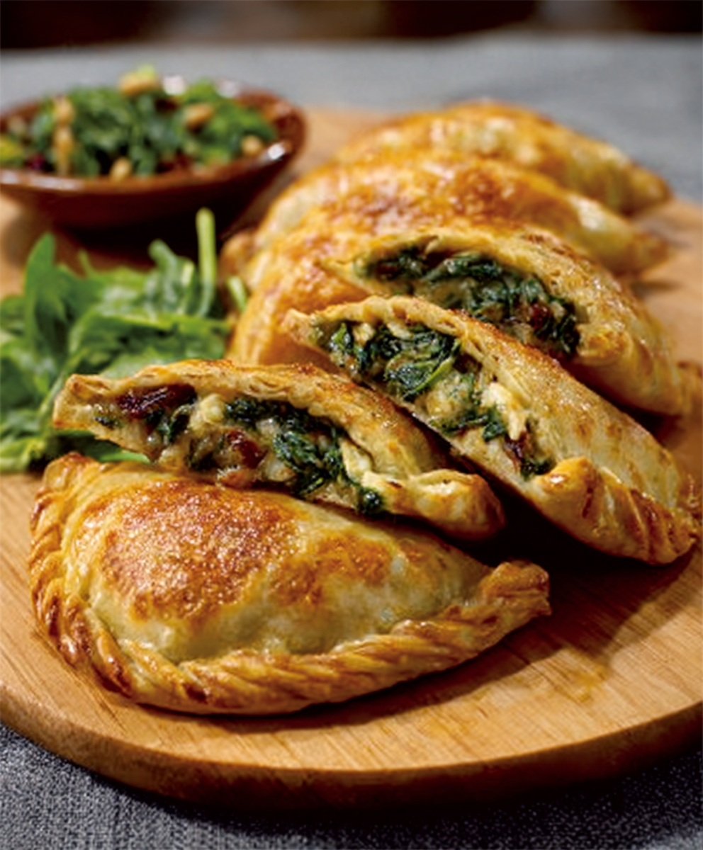 Empanadillas de Espinaca y Piñones: ¡Sabor Irresistible! - recetasdeluisa