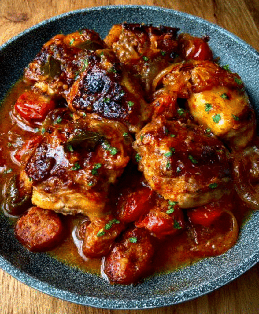 Pollo con Chorizo a la Vasca, ¡una receta irresistible! - recetasdeluisa