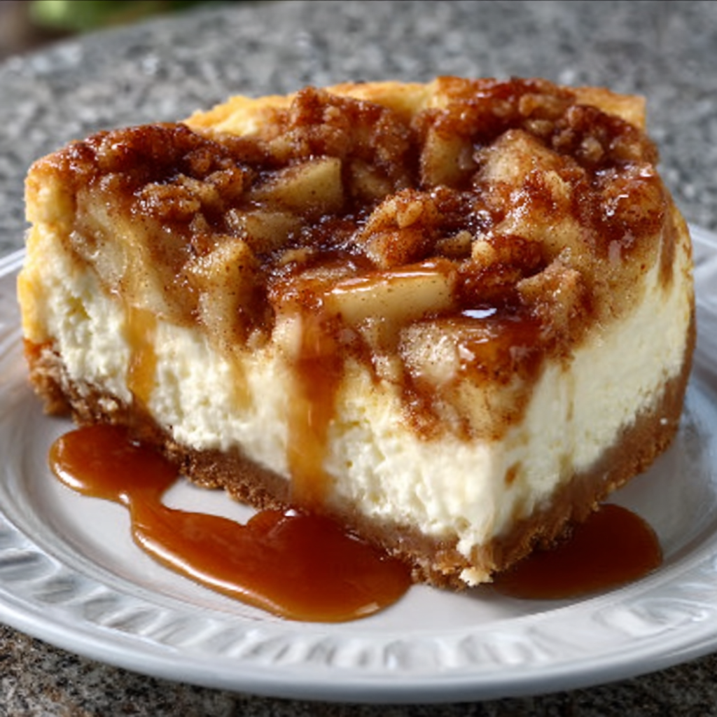 Cheesecake Cremoso de Manzana y Canela para disfrutar! - recetasdeluisa