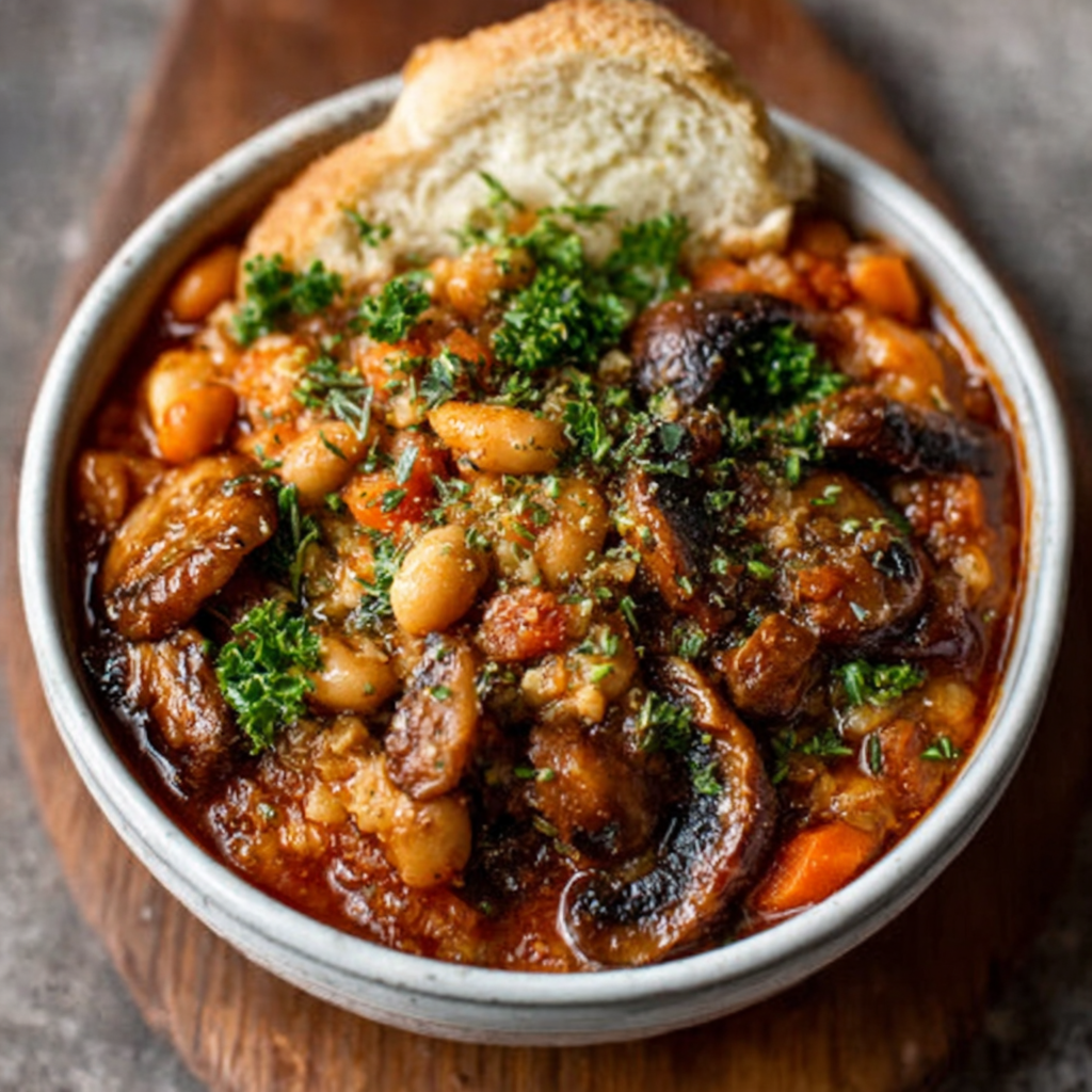 Estofado Vegano de Champiñones Ahumados y Frijoles: ¡Descubre su Sabor ...