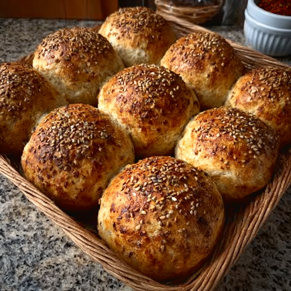 Panecillos de Nube con Semillas de Sésamo: ¡Deliciosos! - recetasdeluisa