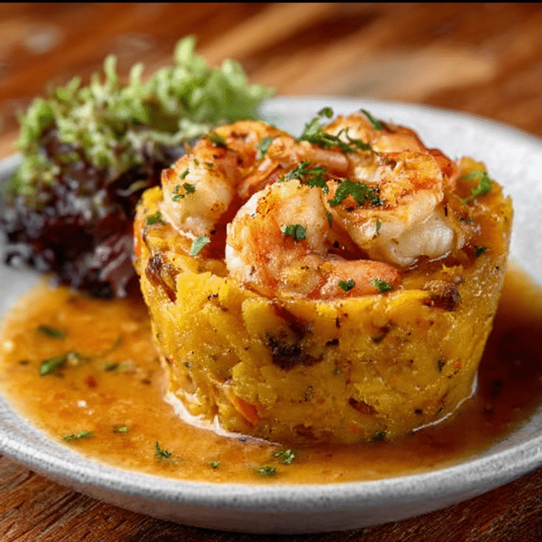 Mofongo de Plátano Verde con Mariscos: A Flavorful Delight ...