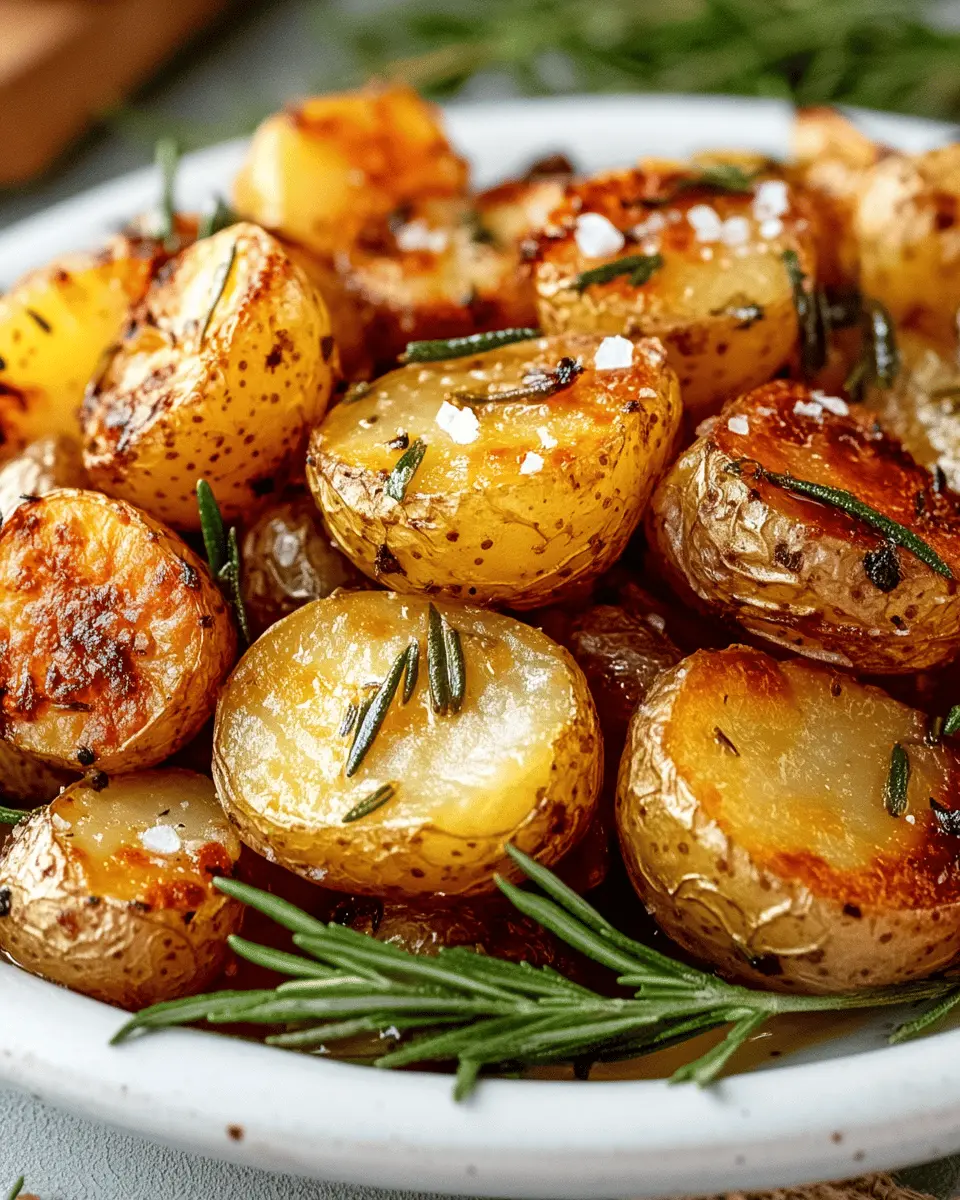 Papas Rústicas con Romero y Ajo
