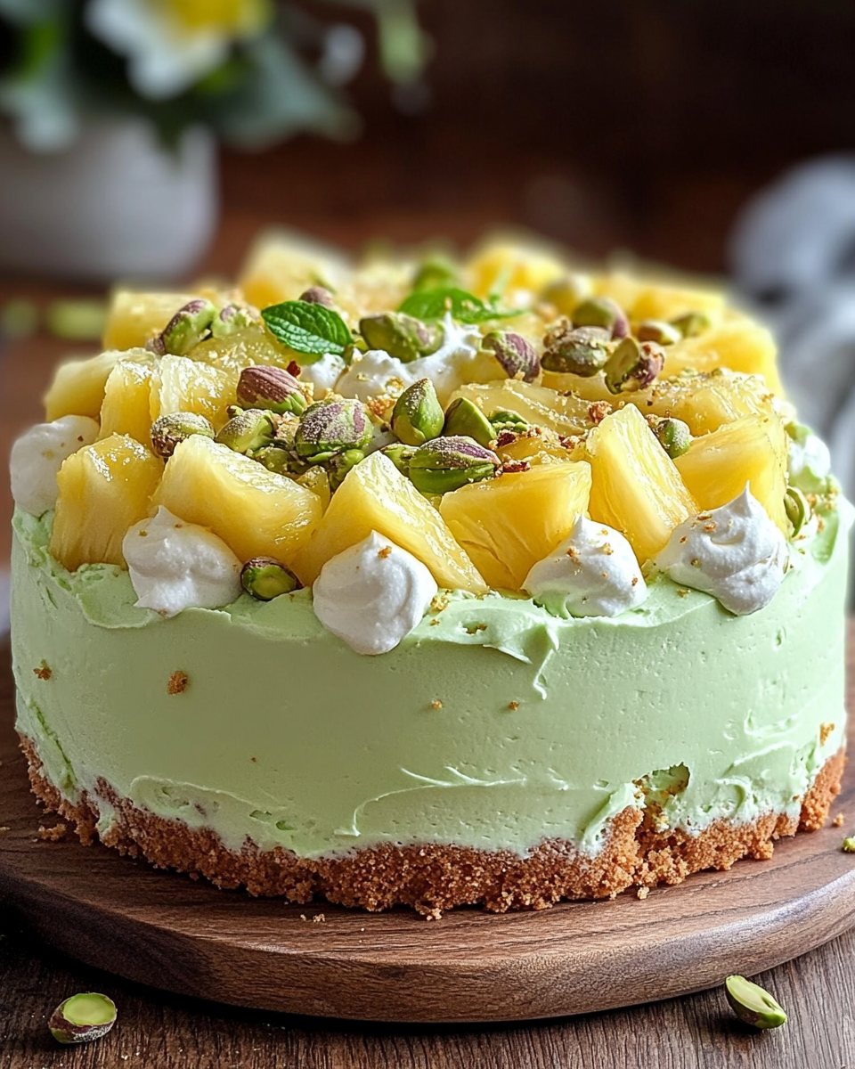 Pastel de Sueño de Piña y Pistacho: ¡Descubre la receta! - recetasdeluisa
