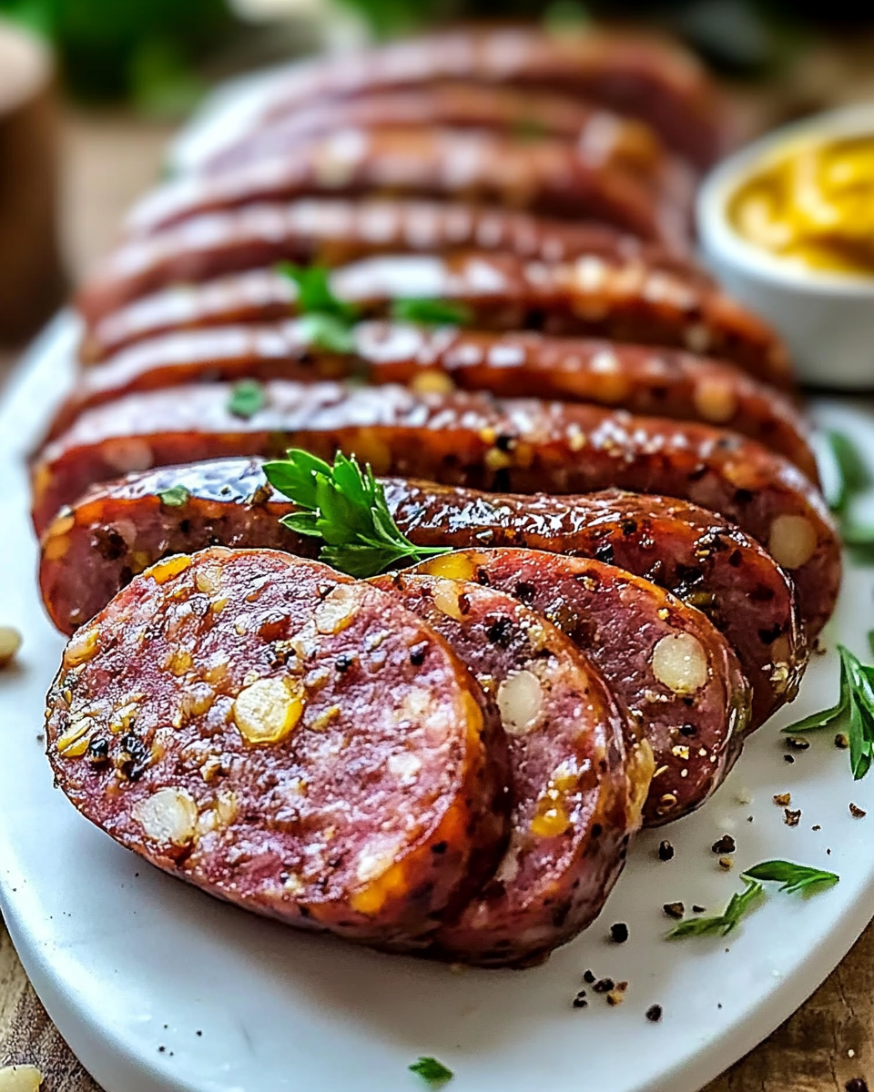 Salchichas Ahumadas Caseras con Ajo y Semillas de Mostaza: ¡Descubre la ...