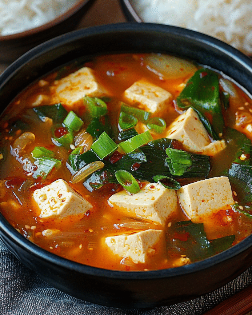 Sopa de Tofu Coreana: ¡Descubre su sabor picante y único! - recetasdeluisa