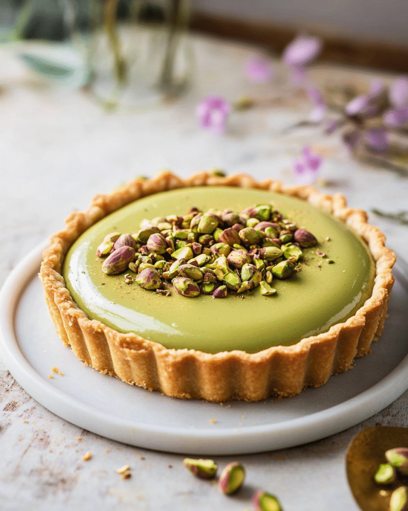 Tarta Irresistible de Pistacho con Pasta Cremosa de Pistacho, ¡una ...