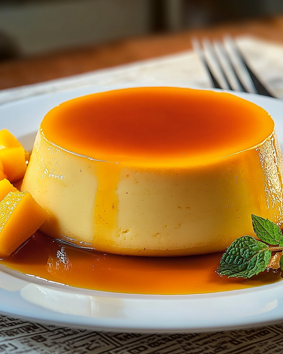 Flan de Mango: Deléitate con esta receta tropical fácil - recetasdeluisa
