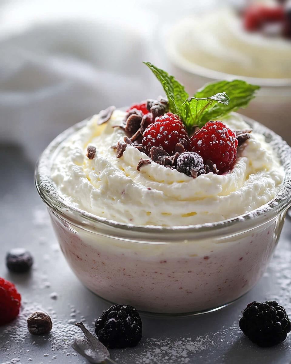 Mousse de Requesón con Vainilla y Chocolate: Delicia Fácil - recetasdeluisa