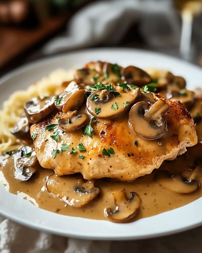 Pollo Marsala con Salsa Cremosa de Champiñones que Sorprende ...