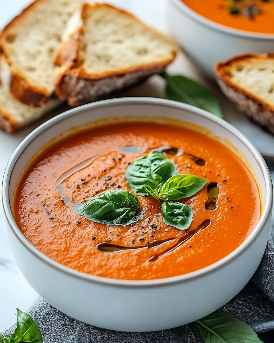 Sopa Clásica de Tomate y Albahaca: ¡Descubre Su Sabor! - recetasdeluisa