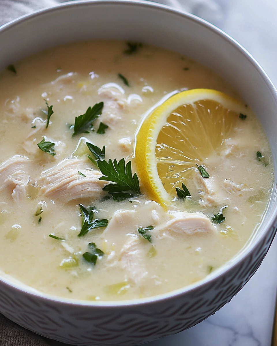 Sopa de Pollo al Limón Estilo Griego: ¡Descubre su sabor! - recetasdeluisa