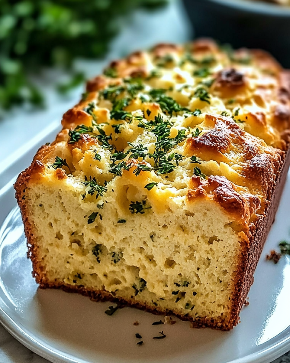 Pan Rápido de Hierbas y Queso: ¡Sabor en minutos! - recetasdeluisa