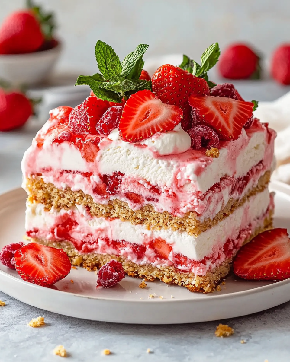Pastel de Sándwich de Helado Sin Hornear: ¡Disfruta hoy! - recetasdeluisa