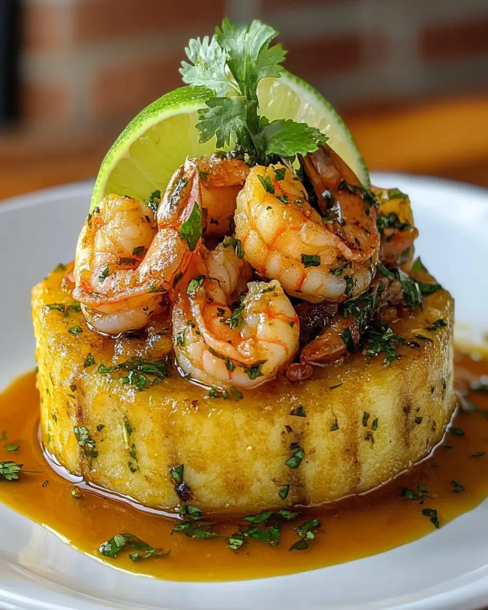 Mofongo de Camarones al Ajo
